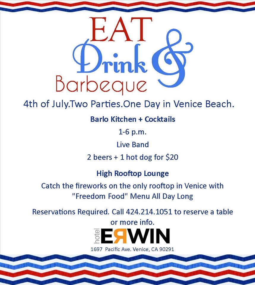 » Eat, drink & BBQ at Hotel Erwin’s High Rooftop Lounge and Barlo ...