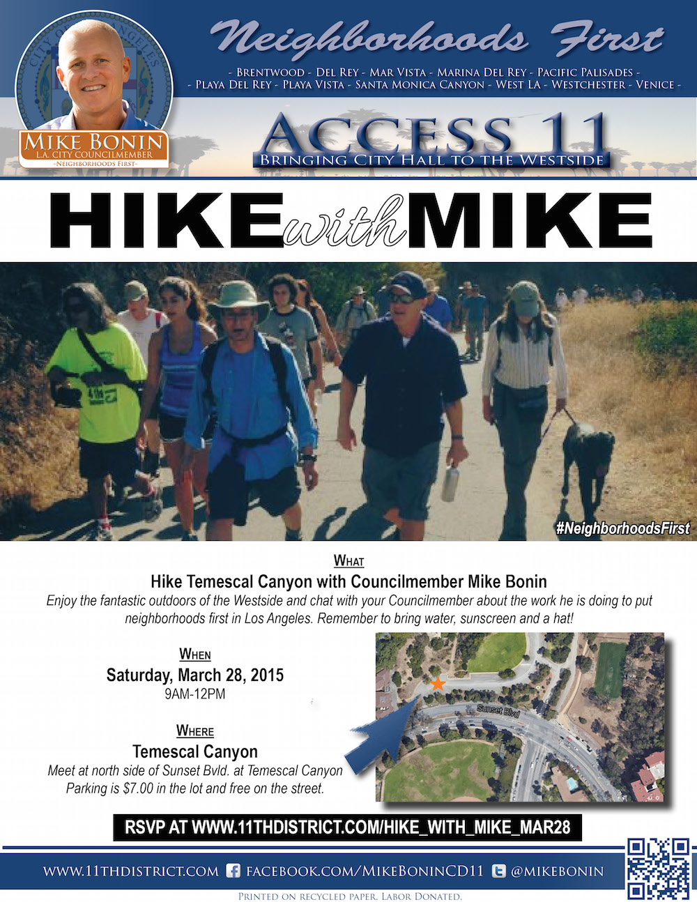 » Hike Temescal Canyon with Councilmember Mike Bonin