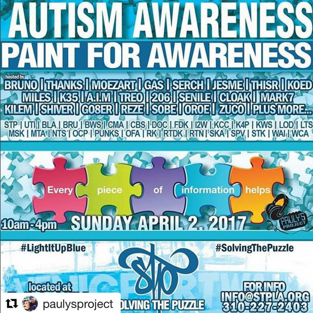 » Autism Awareness at the Venice Art Walls