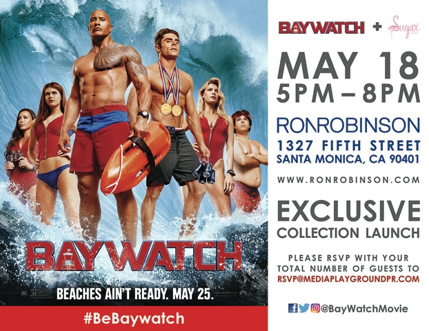 » BAYWATCH + SUGAR = LAUNCH PARTY @ RONROBINSON