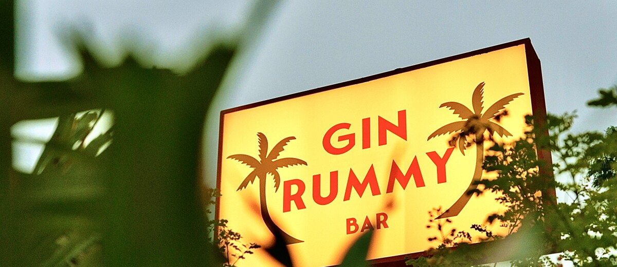 » GIN RUMMY– AN ISLAND-INSPIRED COCKTAIL BAR